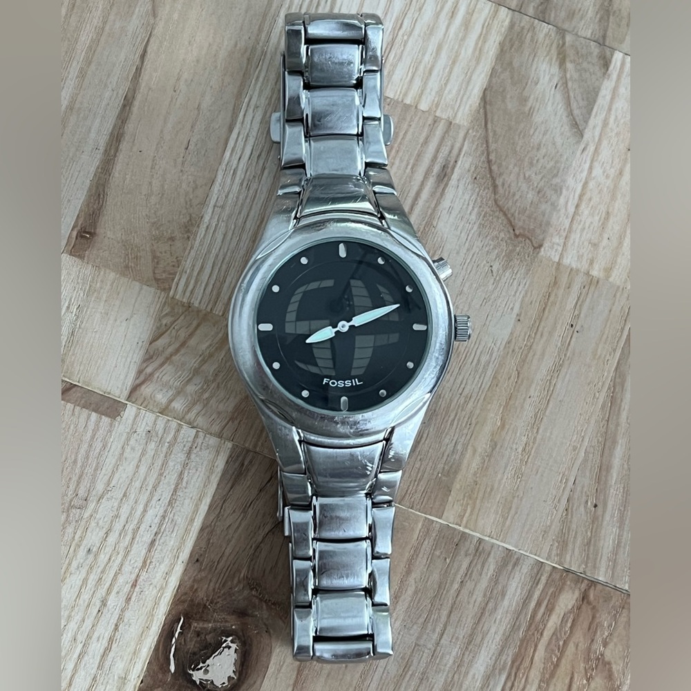 Fossil Big Tic Men’s Vintage Watch Digital Dial Analo… - Gem